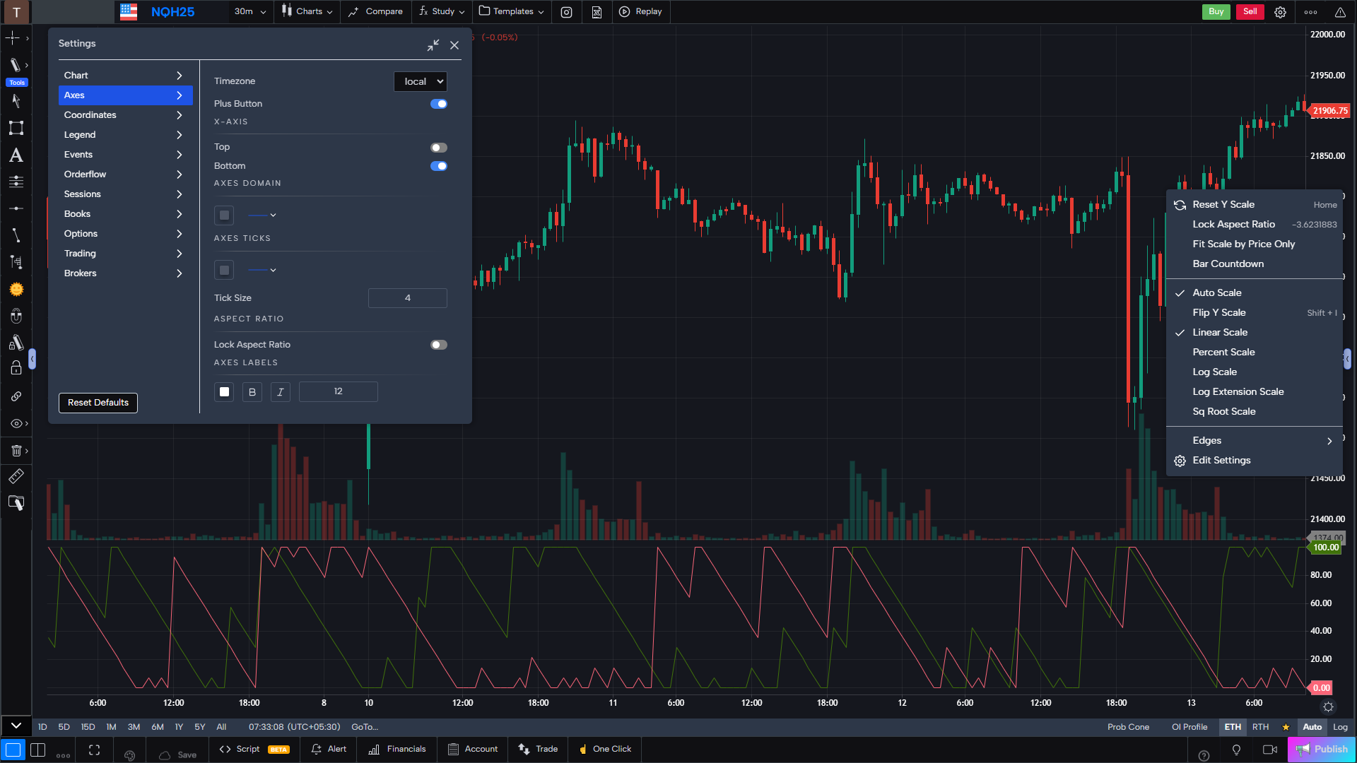 Web Terminal | Optimus Futures